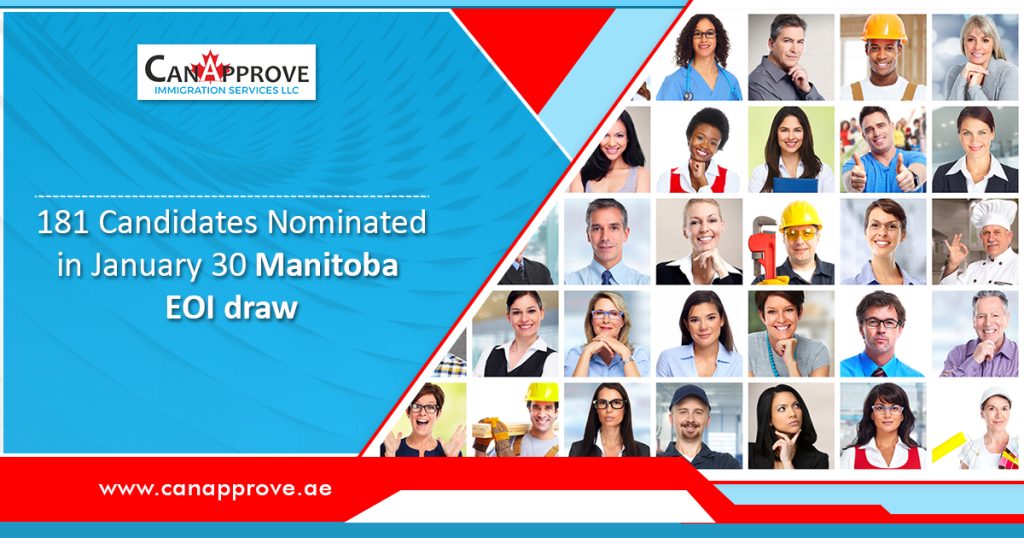 January 30 Manitoba Expression of Interest draw issues 181 invitations