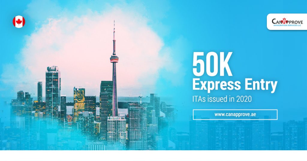 Nearly 50K Express Entry Invitations Issued in First Half of 2020