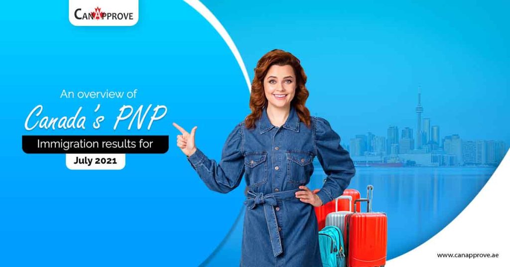 Canada's PNP immigration results for July 2021 | CanApprove